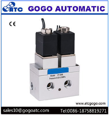Two Position High Frequency Solenoid Valve , Oxygenerator Pilot 4 Way Solenoid Valve supplier