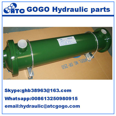 CE Hydraulic control parts oil cooler core copper , shell and tube , OR-60 supplier