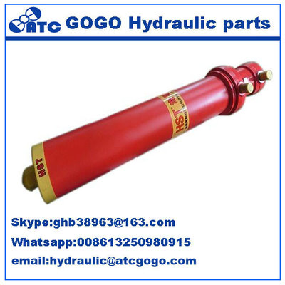 Multi Stage Metallurgy Hydraulic Oil Cylinder Foot Mounting Long Stroke , Telescopic supplier