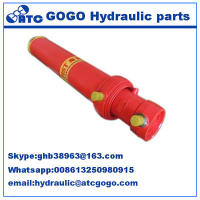 Multi Stage Metallurgy Hydraulic Oil Cylinder Foot Mounting Long Stroke , Telescopic supplier