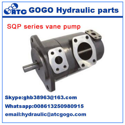 Professional Double steering pump SQP Series vane variable displacement hydraulic pump supplier