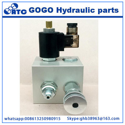 Aluminum alloy Modular Controls Hydraulic Valves , compound mechanical lift valve ET 02 ET 04 supplier