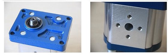 20cc 12v Flange Hydraulic Oil Pump With Cast Iron Pump Body , High Precision supplier