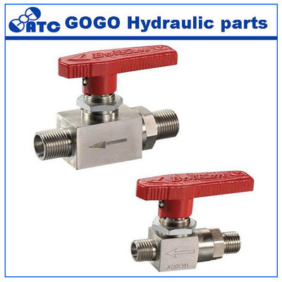High Pressure Stainless Steel Ball Valve With Locking Handle , 2 Npt Solid Modulating supplier