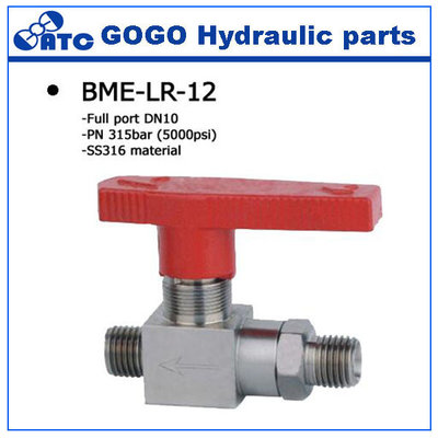 High Pressure Stainless Steel Ball Valve With Locking Handle , 2 Npt Solid Modulating supplier