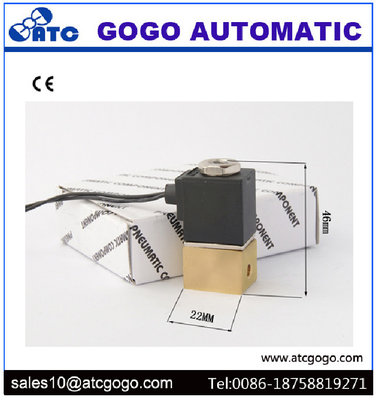 Direct Acting Micro Pneumatic Solenoid Valve 2 / 2 Way Valves For Medical Equipment supplier