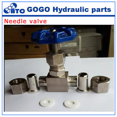 J23w Type External Thread Compression Stop Needle Valve , Modular control Valves supplier