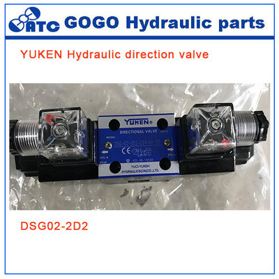 Hydraulic directional type solenoid controlled valve Medium Pressure YUKEN DSG-02-2D2 supplier