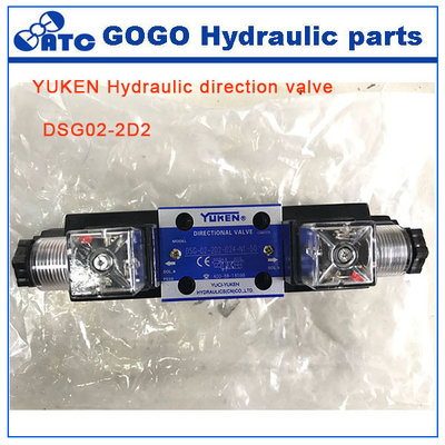 Hydraulic directional type solenoid controlled valve Medium Pressure YUKEN DSG-02-2D2 supplier