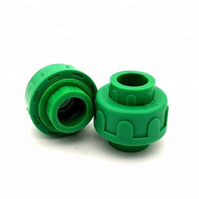 DIN standard 63mm green plastic PPR union pipe fitting price