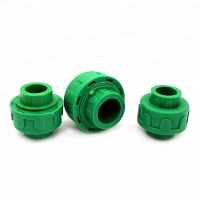 DIN standard 63mm green plastic PPR union pipe fitting price