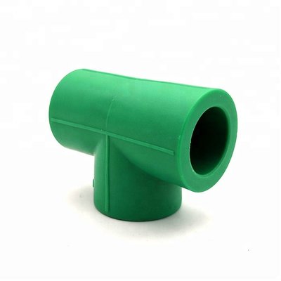 factory price green DIN8077 PPR pipe fitting equal tee