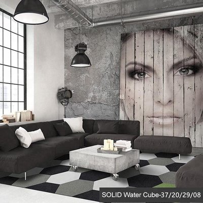 Wholesale nonwoven 100%nylon black and white residential carpet tiles for home