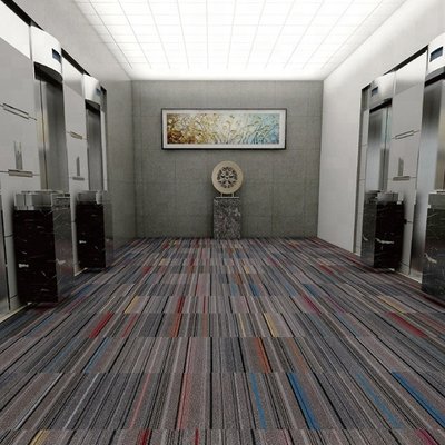 Bangladesh modern design modular 50cm*50cm square nylon material commerical carpet design tile