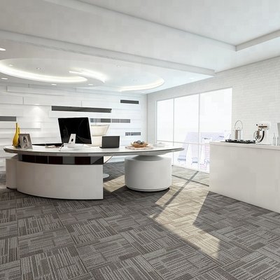 Wholesale modular square PP carpet tiles 50x50 commercial office