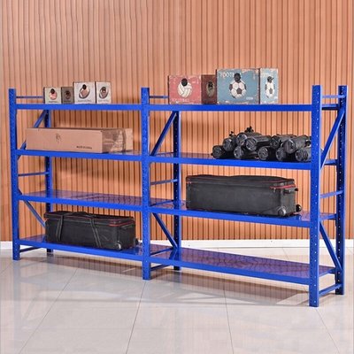 High quality midium duty adjustable moving 500kg/layer steel metal grocery shelf storage