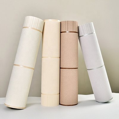 China eco-friendly nonwoven high quality textured thick elegant luxury 3D wall-paper stripes