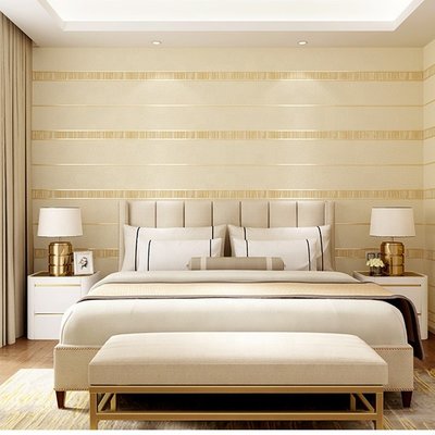 China eco-friendly nonwoven high quality textured thick elegant luxury 3D wall-paper stripes