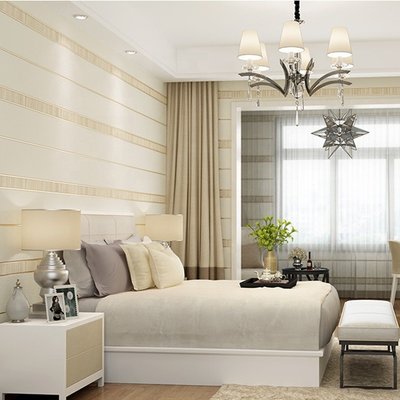China eco-friendly nonwoven high quality textured thick elegant luxury 3D wall-paper stripes
