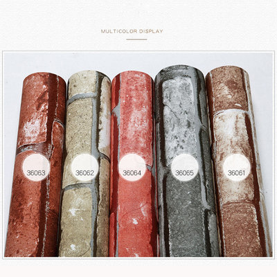 waterproof 3d natural brick wall paper wallpaper for home decoration