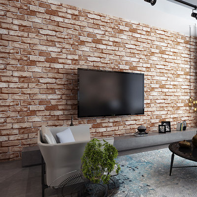 Wholesale waterproof retro self adhesive grey stone 3d wall paper for living room