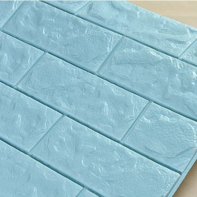 low price washable foam bedroom 3d brick textured PVC sticker wallpaper in Saudi Arabia