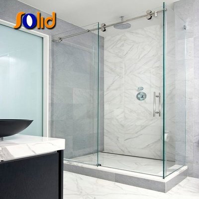 China manufacturer bathroom glass door design with price
