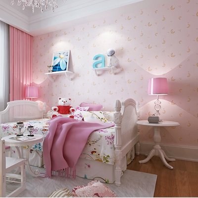 home decoration eco-friendly lovely cartoon nonwoven children wall paper European