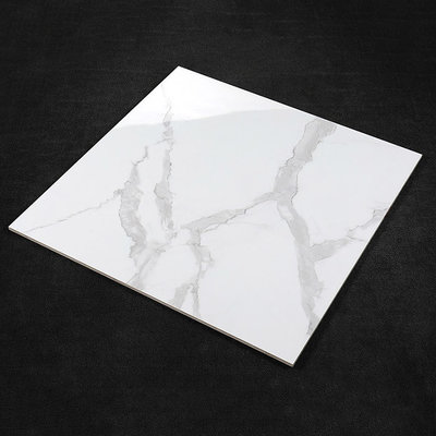 grade aaa classical white glazed ceramic 60x60 floor tile looks like marble