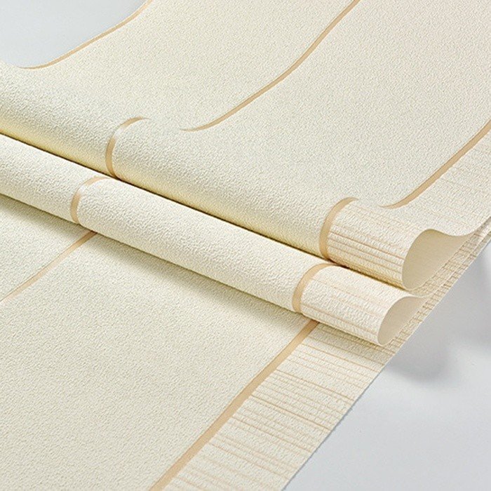 China eco-friendly nonwoven high quality textured thick elegant luxury 3D wall-paper stripes
