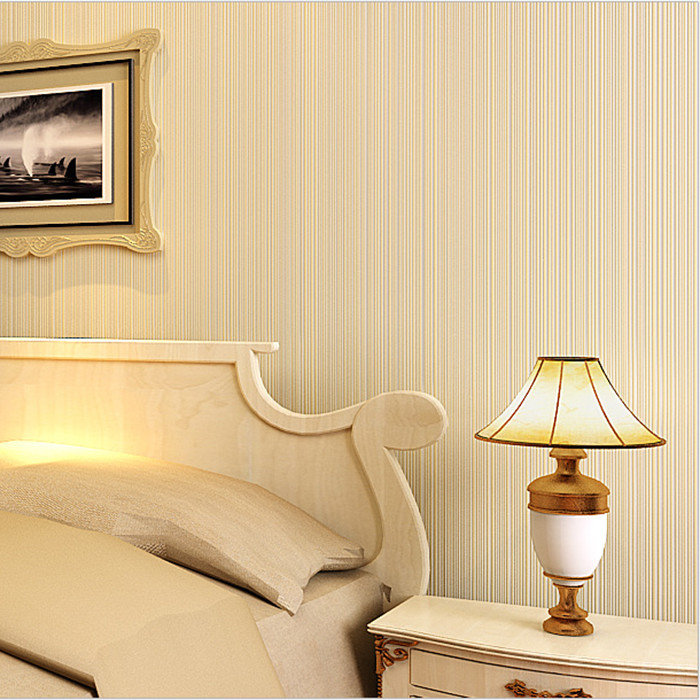 2018 latest simple modern pure colour waterproof hotel interior room wallpaper 3d