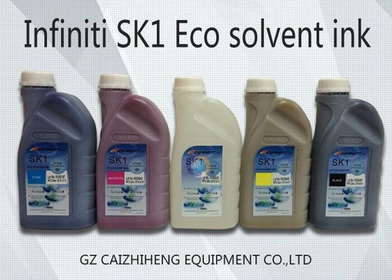 1 Liter Original Eco Solvent Ink Vibrant CMYK / LC / LM 6 Color Infiniti SK1