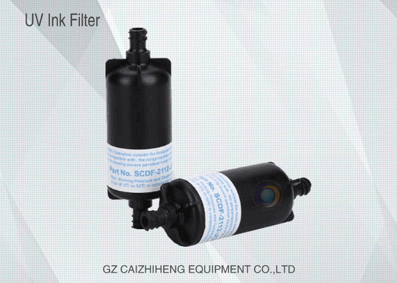 Black Plastic Solvent Ink Filter 50mm For UV Flatbed Printing Machine