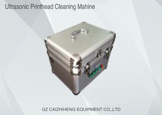 Versatile Ultrasonic Solvent Inkjet Printhead Cleaner Portable Silver Color