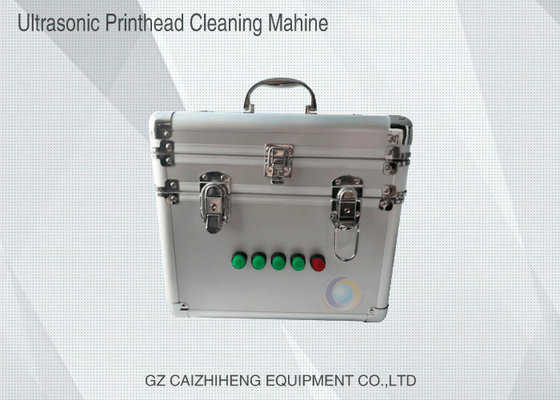 Versatile Ultrasonic Solvent Inkjet Printhead Cleaner Portable Silver Color