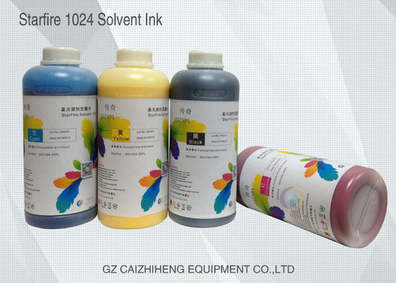 Starfire Waterproof Solvent Inkjet Printer Ink 4 Vivid Color Long Shelf Life