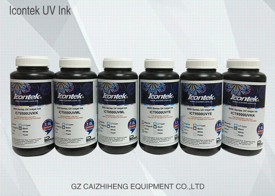 High Viscosity Icontek UV Printing Ink Flexible With Konica Printhead