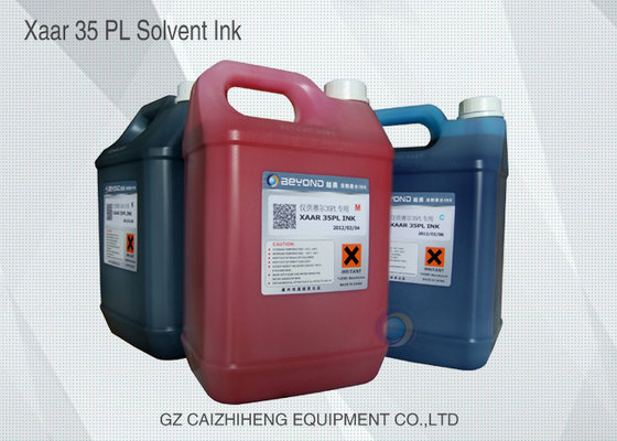 Industrial Myjet Vivid Solvent Printing Ink Low Smell For Xaar 382 / 35 PL Print Head