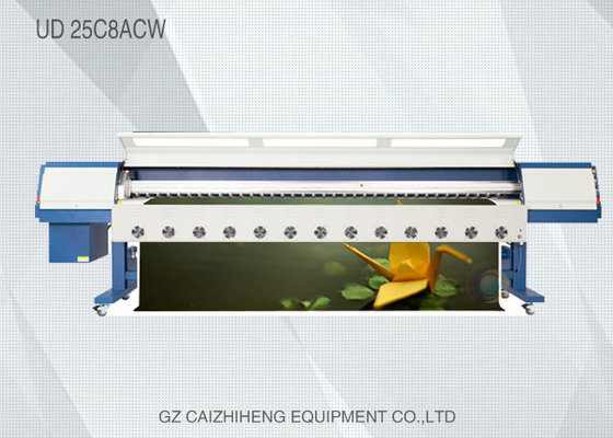 Galaxy Inkjet UV Eco Solvent Printers , UD 25C8ACW 4 Color Digital Printing Machine
