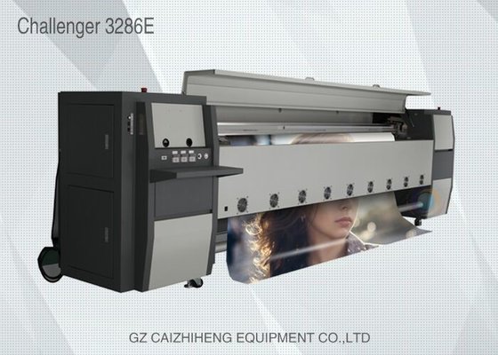 CMYK Color Jet Large Format Solvent Printer High Resolution Challenger 3286E