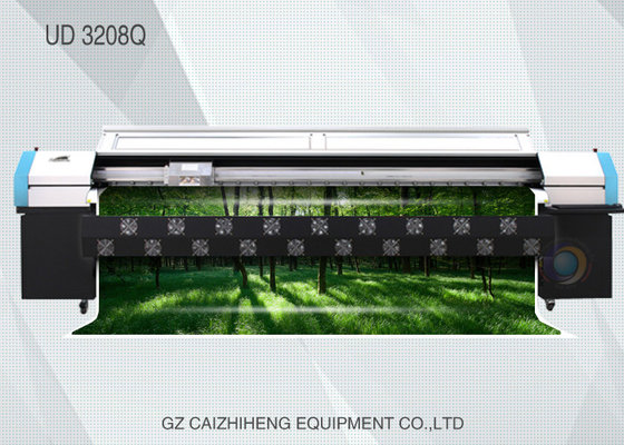 Large Format Digital Solvent Printer , Challenger 3208Q Digital Printing Machine For Fabric