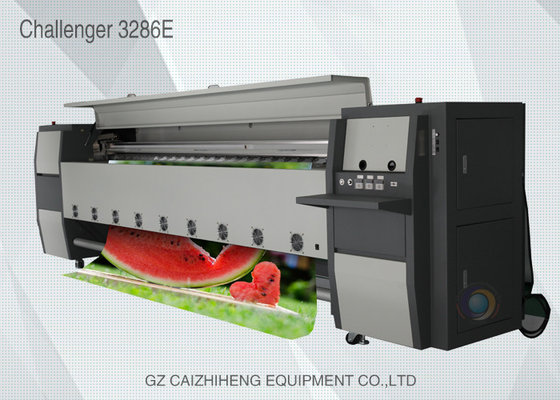 Digital Industrial Inkjet Flex Banner Printer Seiko 508GS Head Challengr 3286E