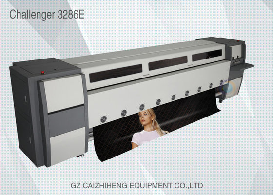 CMYK Color Jet Large Format Solvent Printer High Resolution Challenger 3286E
