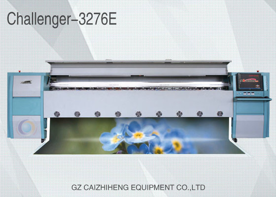 3.2m Industrial Large Format Solvent Printer , Challenger 3276E Flex Banner Printing Machine