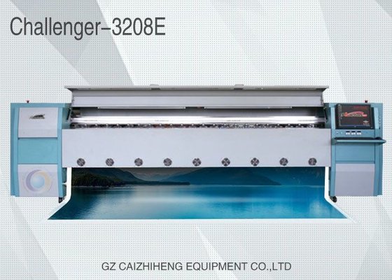 10ft Solvent Color Inkjet Flex Banner Printing Machine High Precision Challenger 3208E
