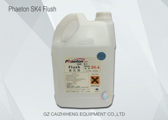 White Solvent Printer Ink Flush Unique For Seiko 510 / 1020 Printhead Phaeton SK4