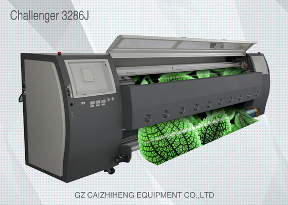 Fast Speed Large Format Solvent Printer , Challenger 3286J Inkjet Solvent Printing Machine
