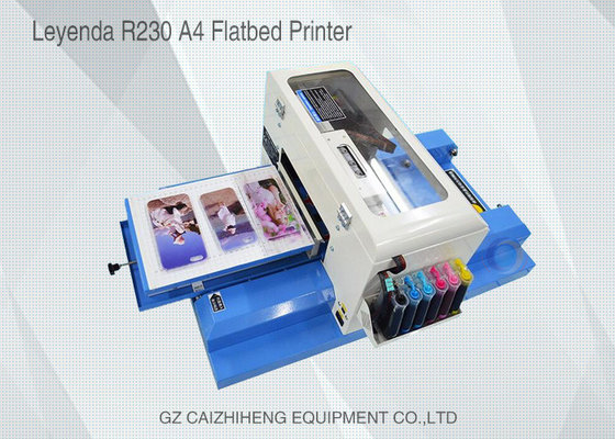 Offset A4 Small Format UV Flatbed Printer , 1440dpi Eco Solvent Printing Machine