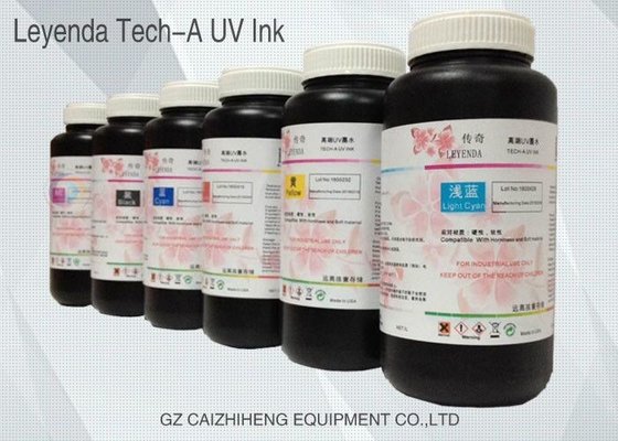 Odorless Rigid LED UV Ink , Leyenda Ricoh Fast Curing UV Printing Ink