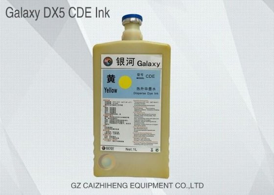 Galaxy CDE Disperse Sublimation Water Based Dye Ink 4 Color For Epson DX5 Head